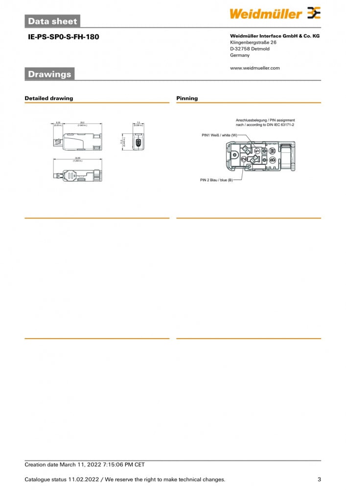 WEIDMULLER 2726040000 technical document page 3