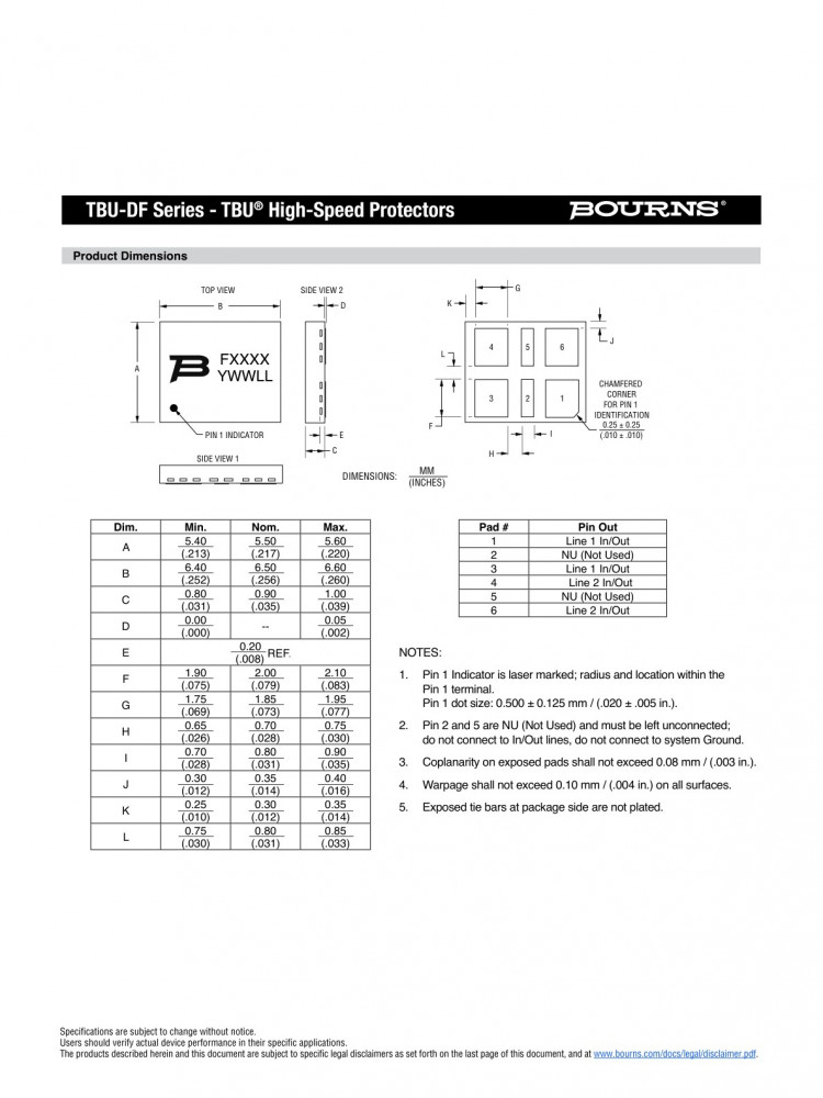 TBU-DF Series datasheet page 4