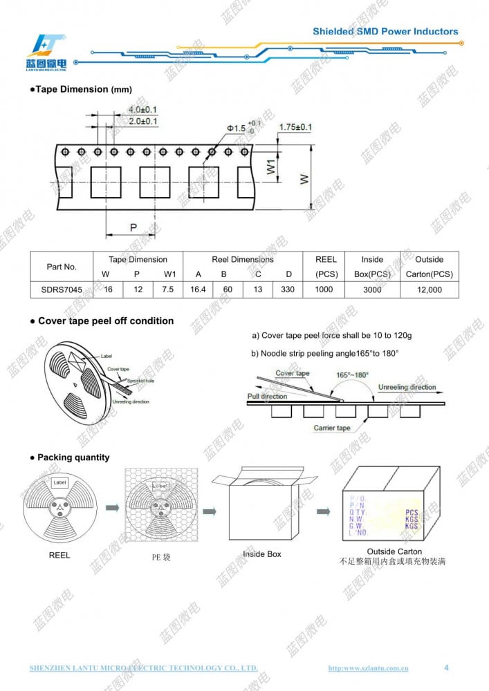 SDRS7045-330NT datasheet page 4