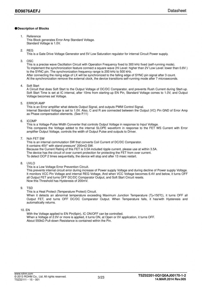 BD9876AEFJ-E2 datasheet page 3