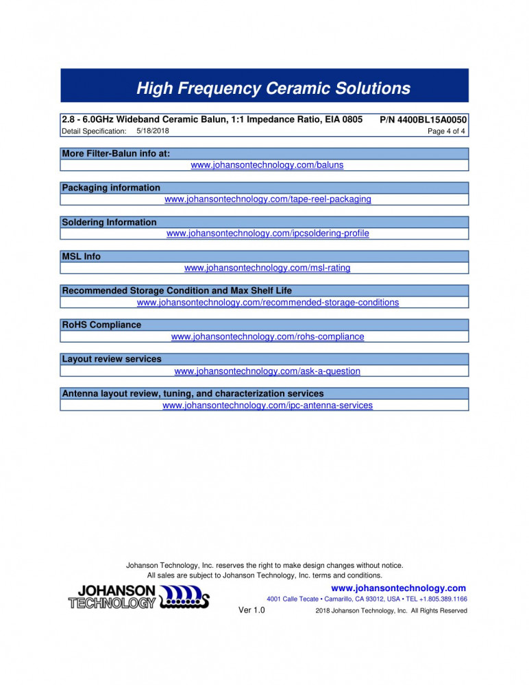 4400BL15A0050E datasheet page 4