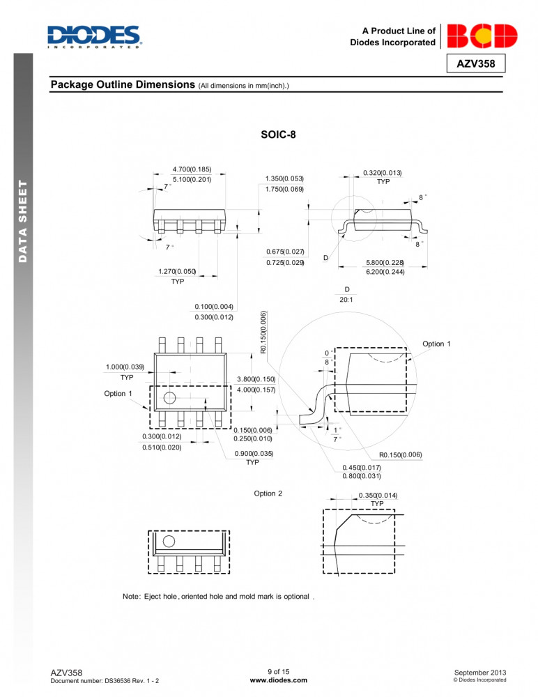 AZV358 datasheet page 9