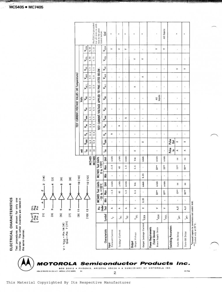 MC5405 technical document page 2