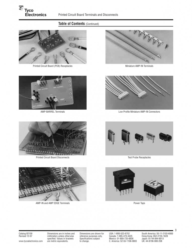 TE Connectivity PCB terminals catalog page 3