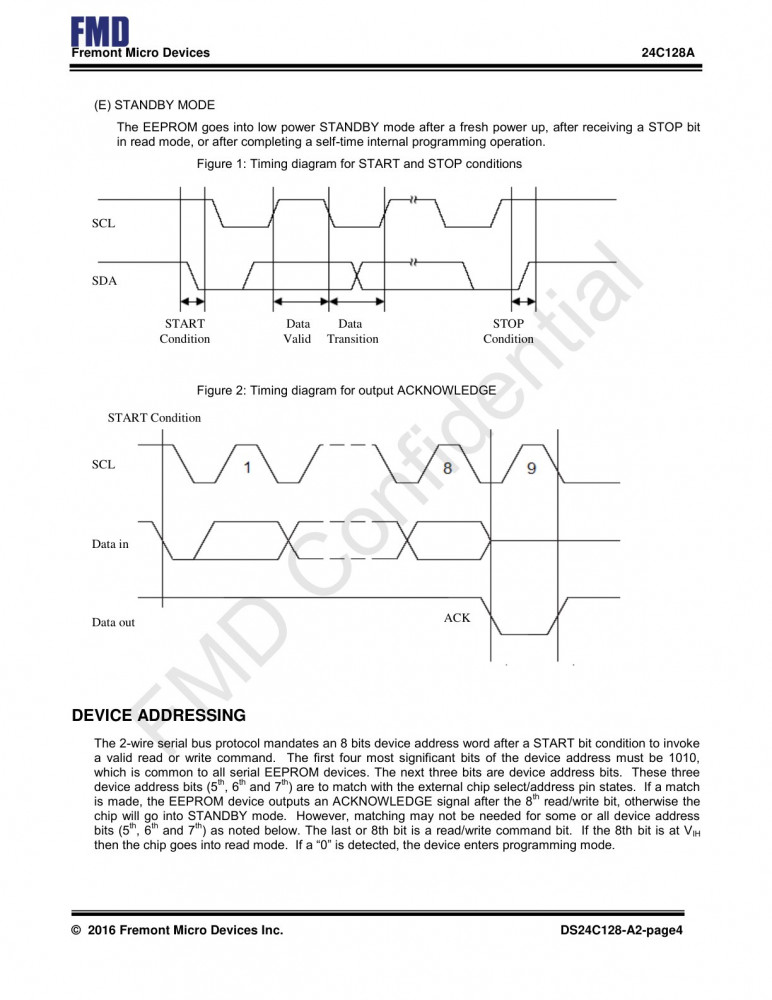 FT24C128A datasheet page 4