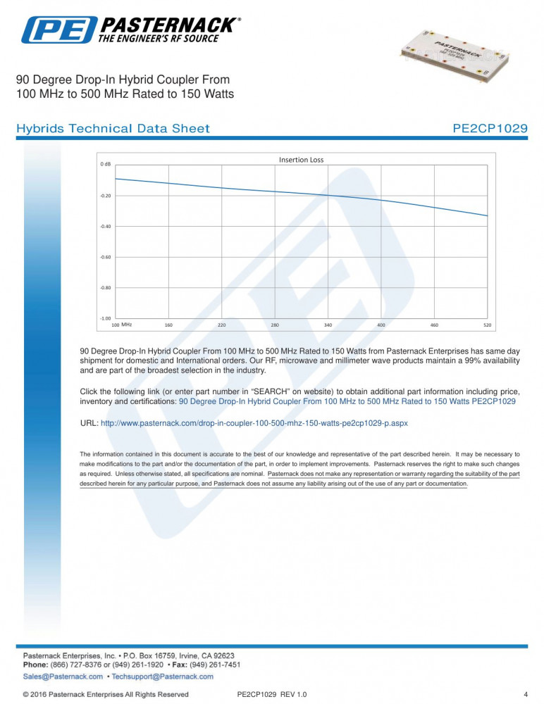 PE2CP1029 datasheet page 4