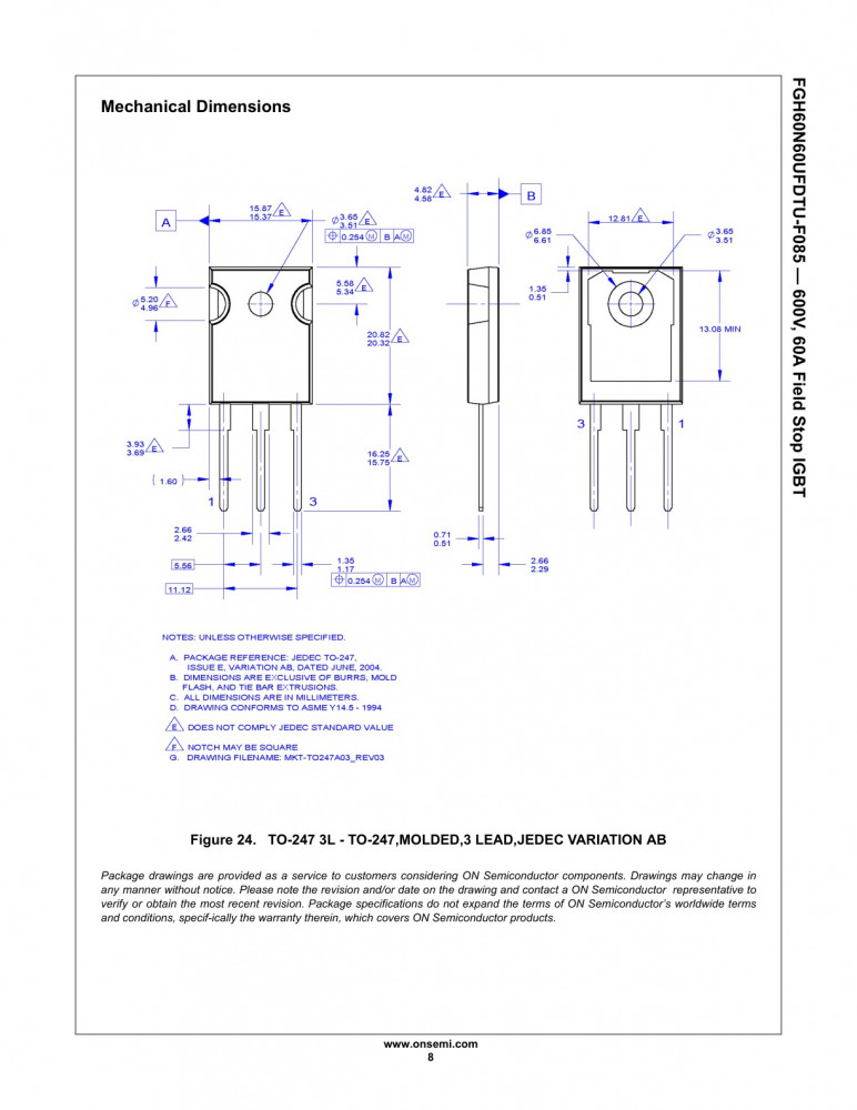 FGH60N60UFDTU datasheet page 9