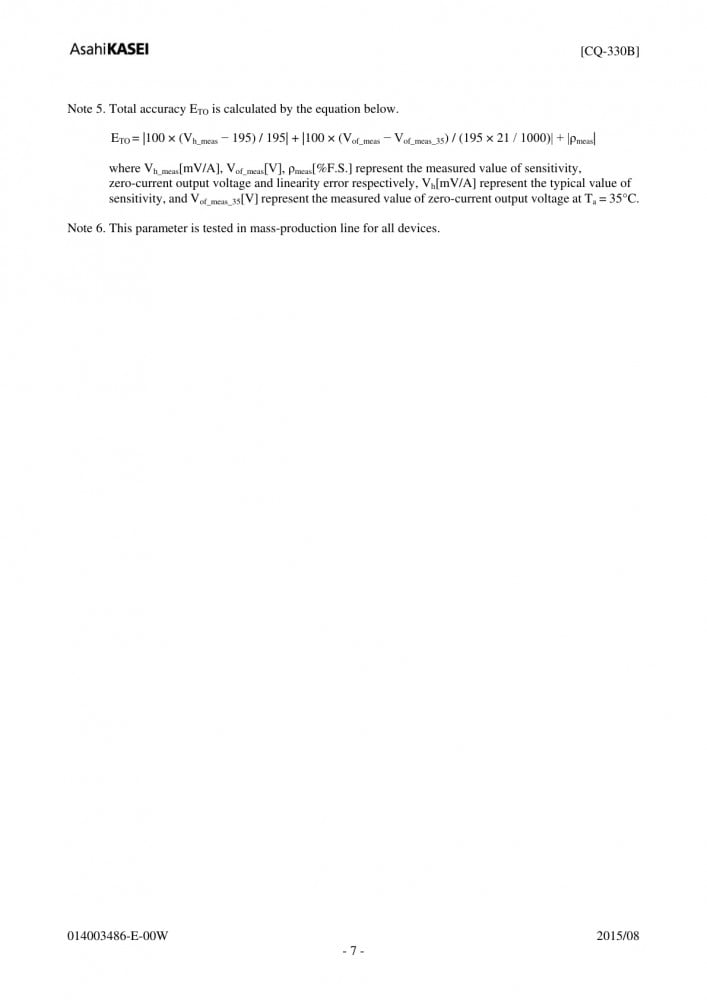 CQ330B datasheet page 7