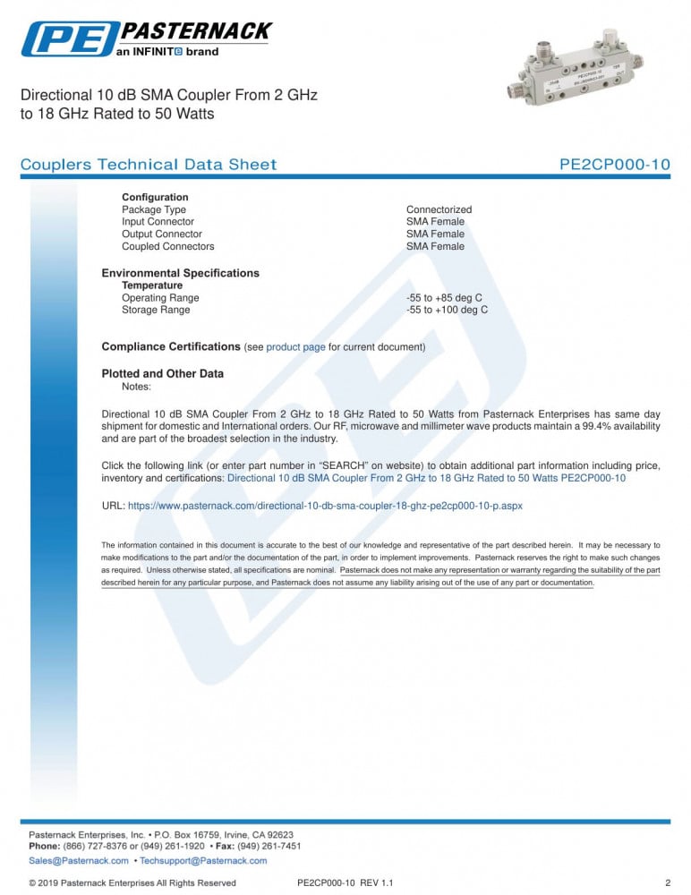 PE2CP000-10 technical document page 2