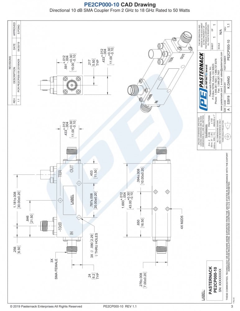 PE2CP000-10 technical document page 3