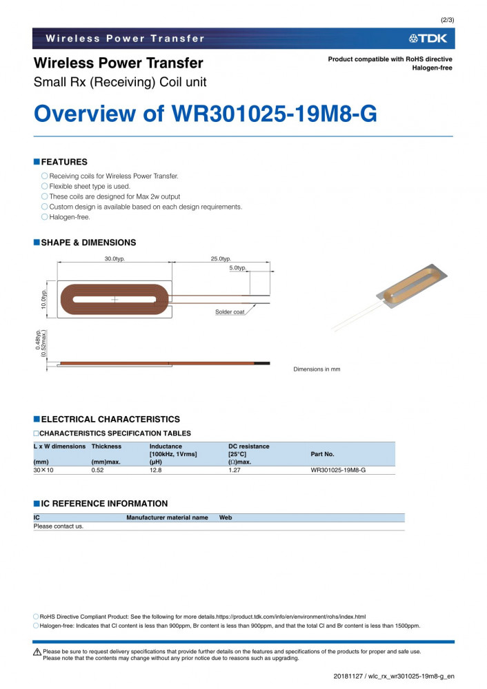 WR301025-19M8-G technical document page 2