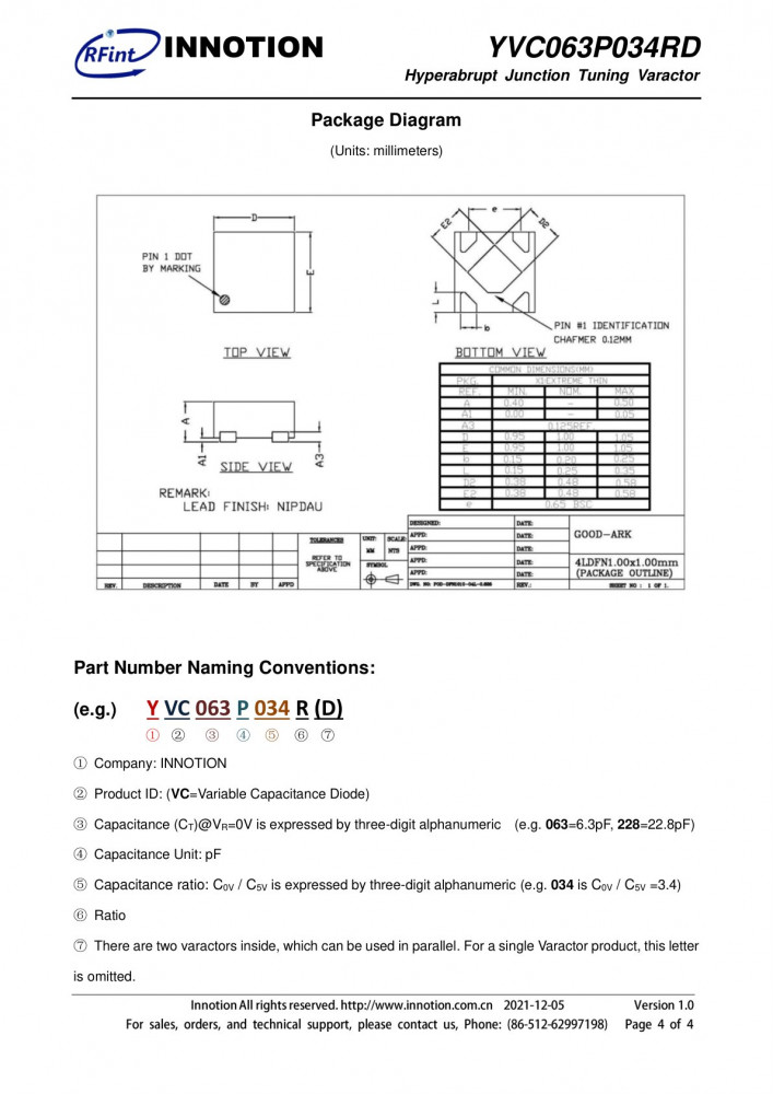 YVC063P034RD datasheet page 4