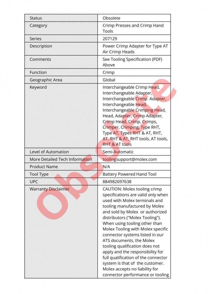 Technical document page 2 for Molex 638160900