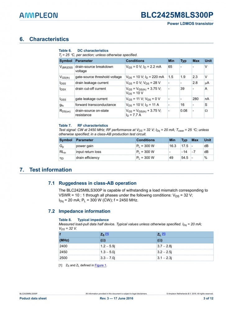 BLC2425M8LS300PZ datasheet page 3
