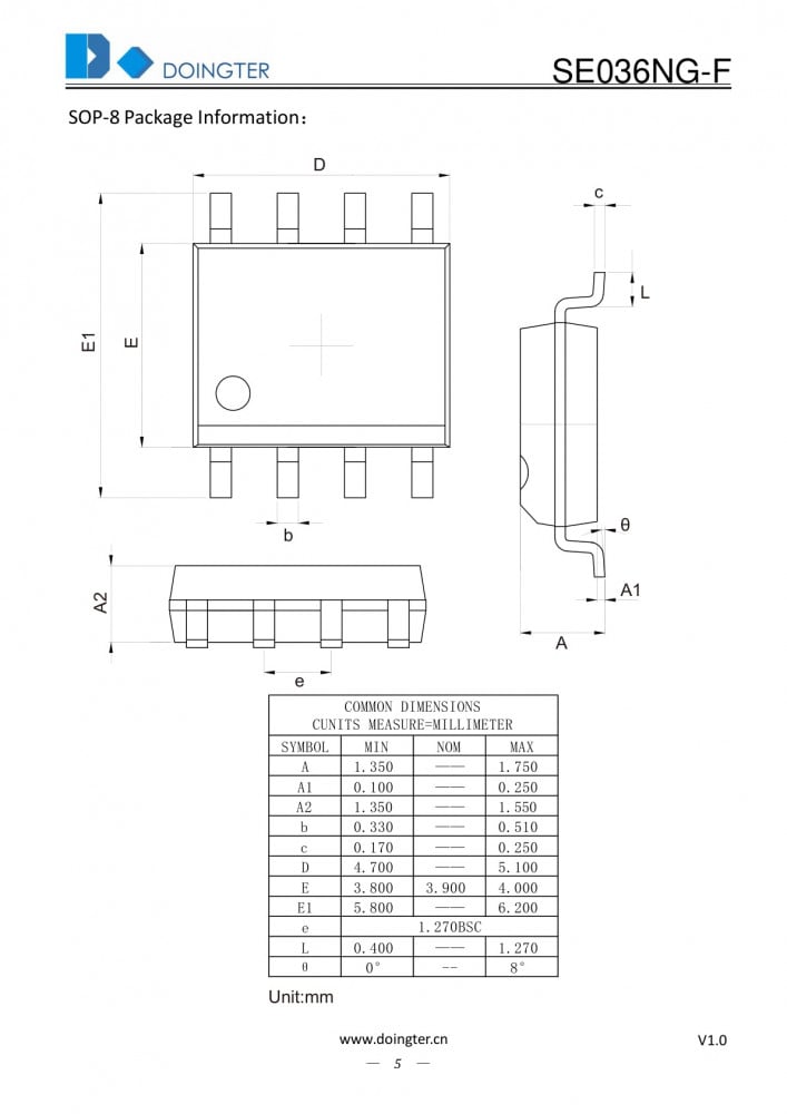 SE036NG-F datasheet page 5