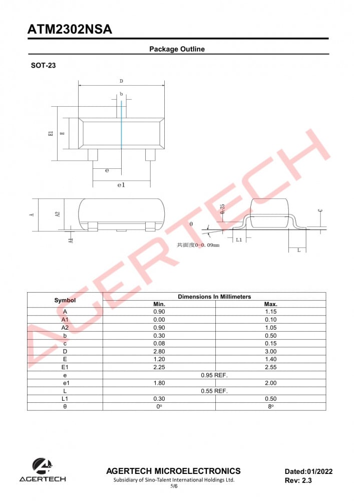 ATM2302NSA datasheet page 5