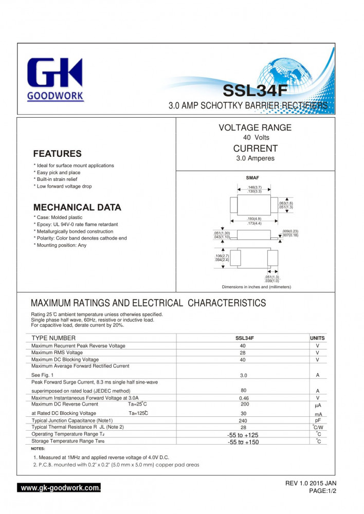 GOODWORK SSL34F technical document page 1