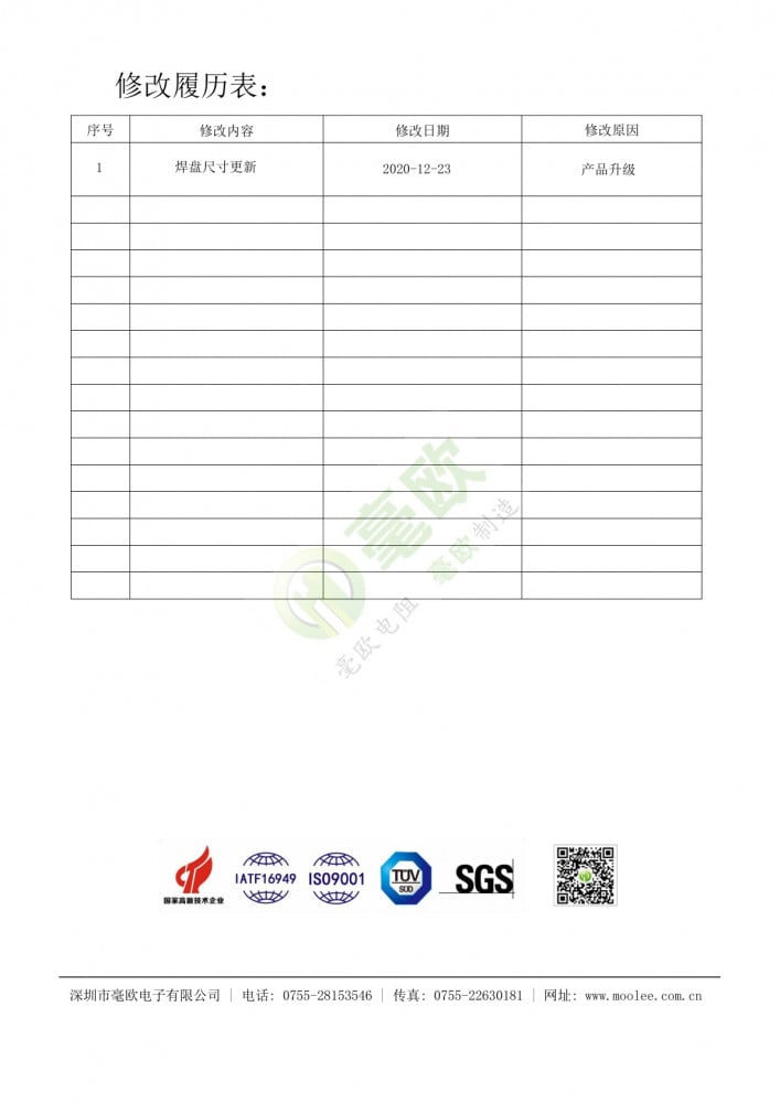 Milliohm HoLR2512D datasheet page 6