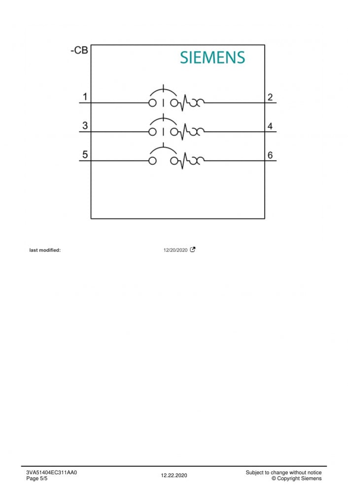 3VA5140-4EC31-1AA0 technical document page 5