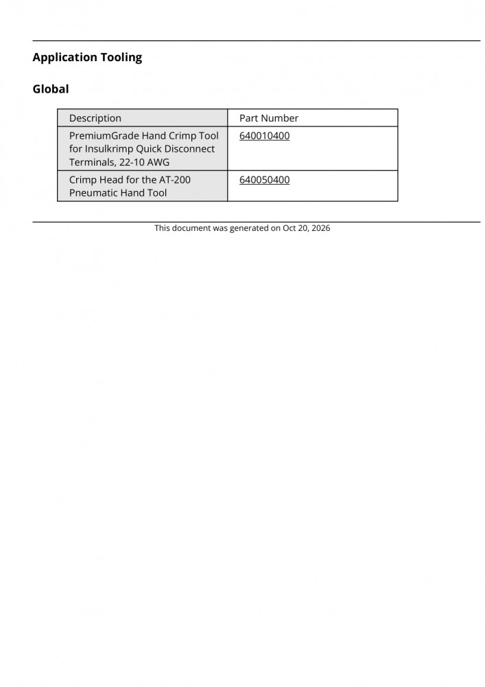 Technical document page 3 for product 191640047