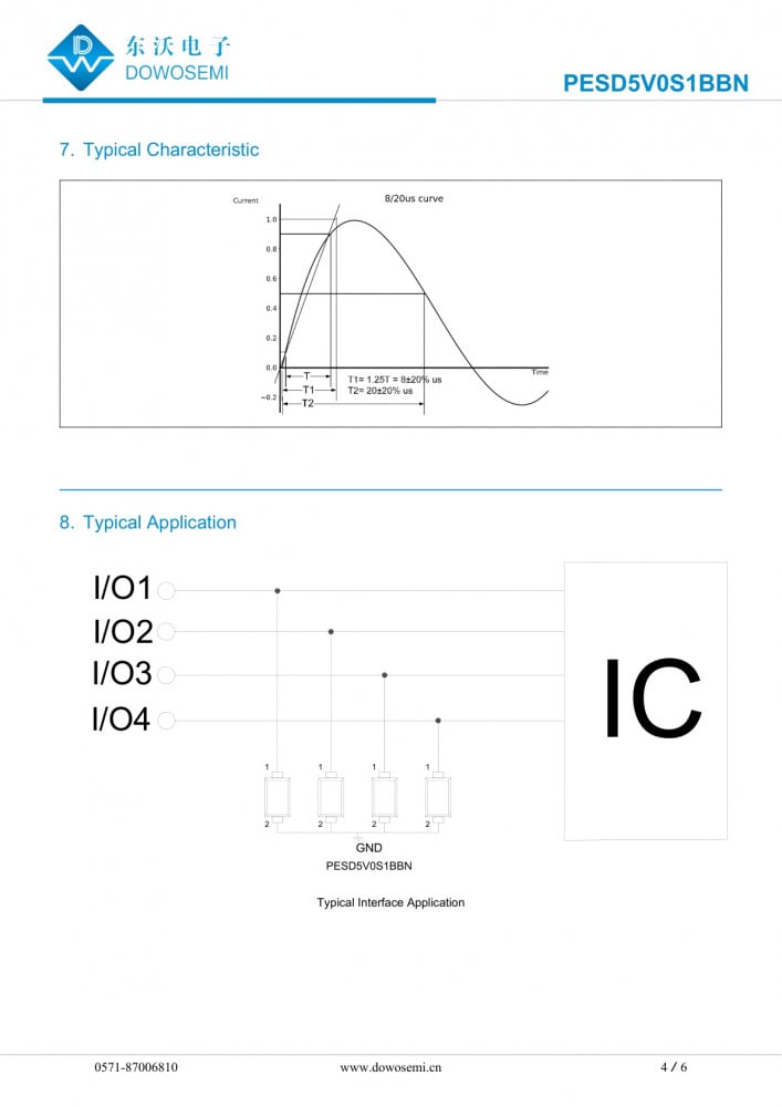 PESD5V0S1BBN-DW datasheet page 4