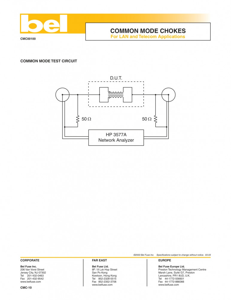 Bel Fuse document page 10