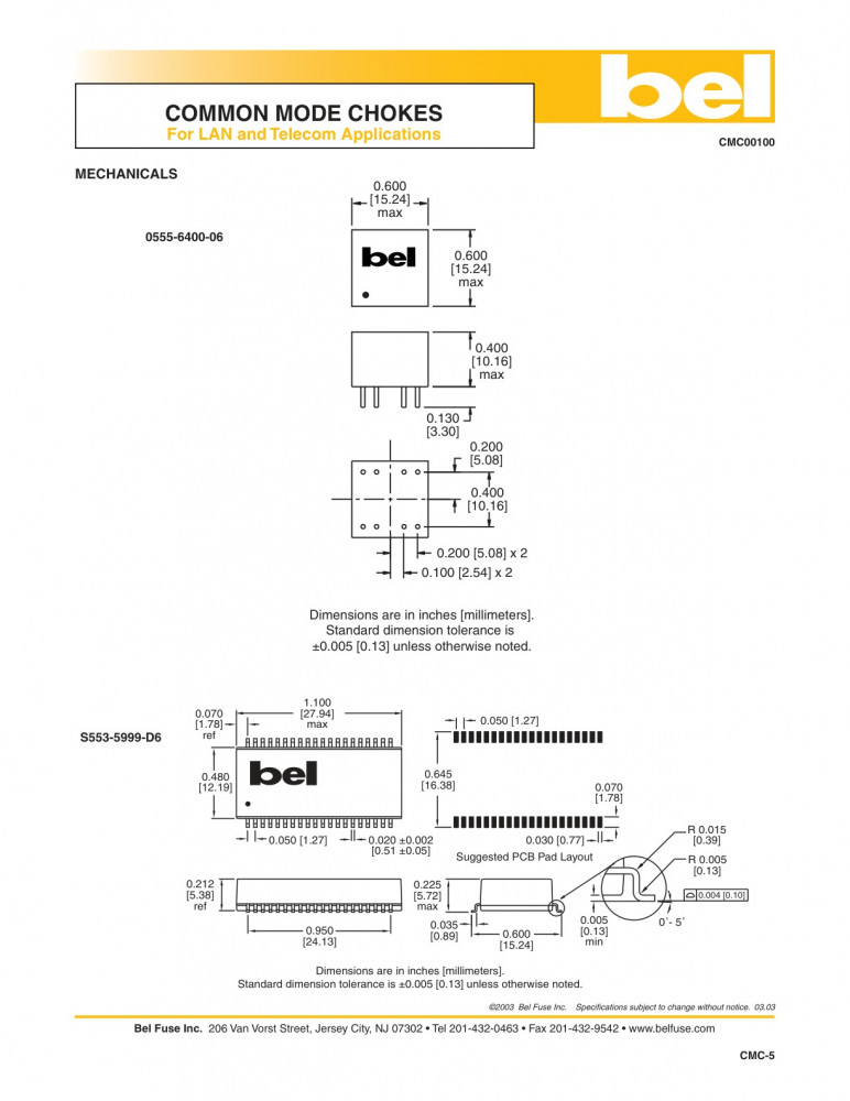 Bel Fuse document page 5