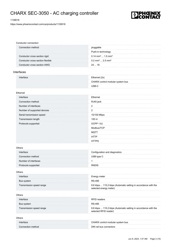 Phoenix Contact 1139018 technical document page 3