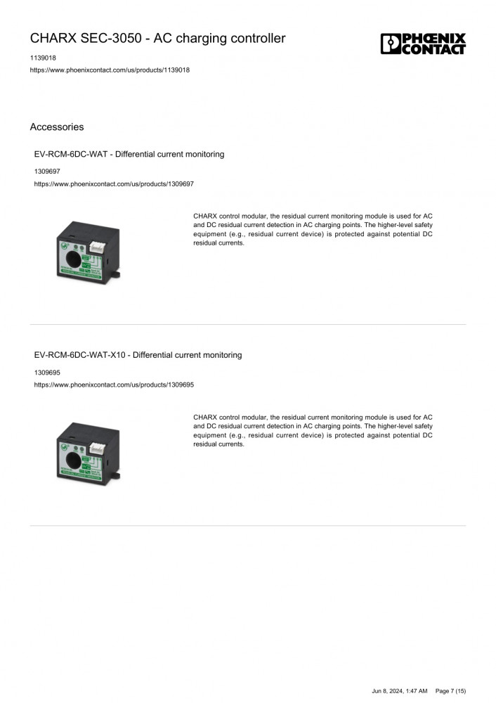 Phoenix Contact 1139018 technical document page 7
