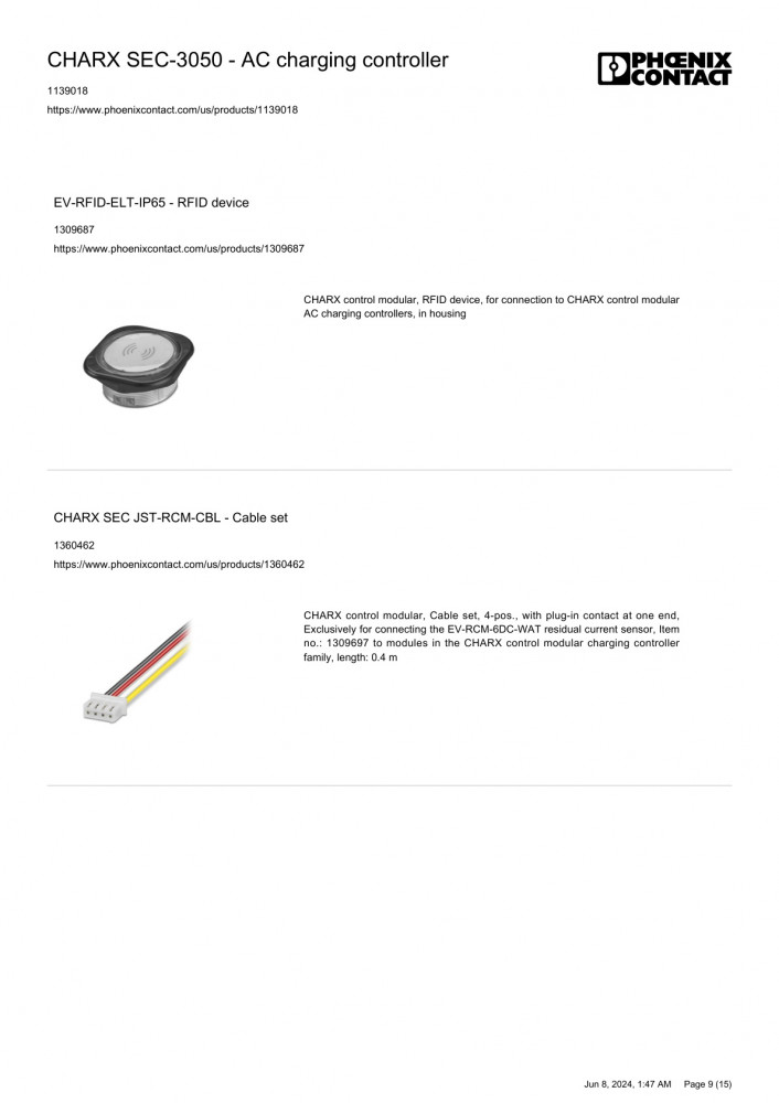 Phoenix Contact 1139018 technical document page 9