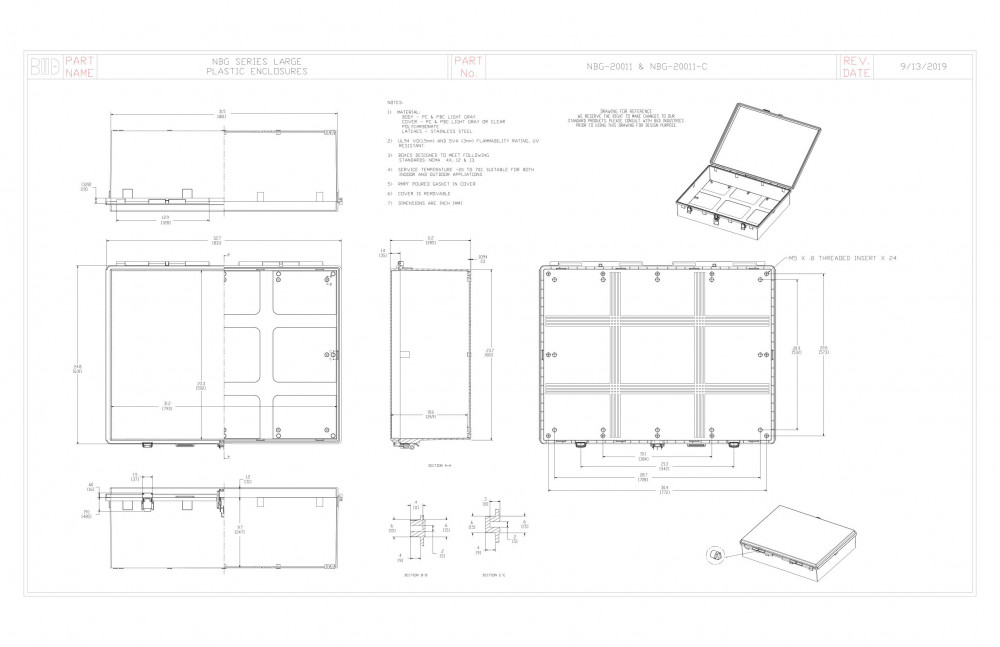 NBG-20011 product drawing reference