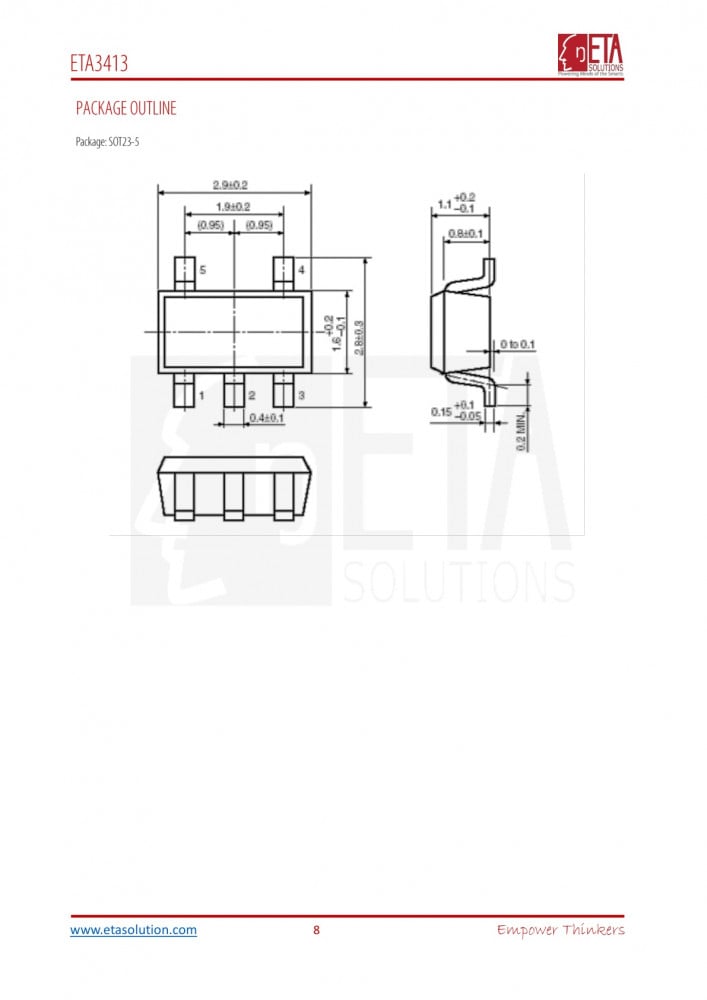 ETA3413S2F datasheet page 8