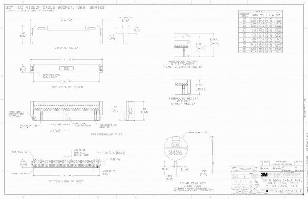 3M D89126-0001HK technical document page 2