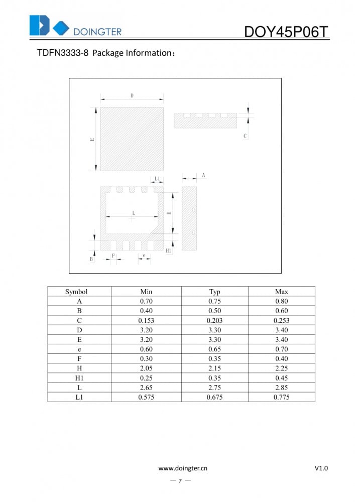DOY45P06T datasheet page 7