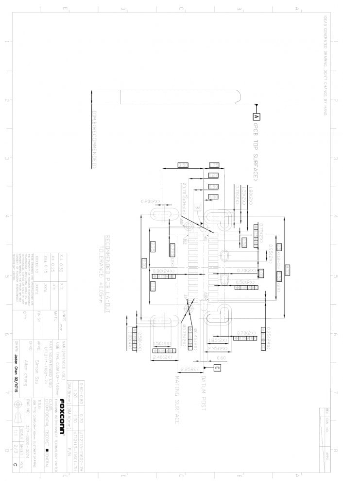 FOXCONN UT12113-11601-7H drawing page 2