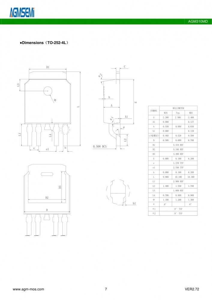 AGM310MD datasheet page 7
