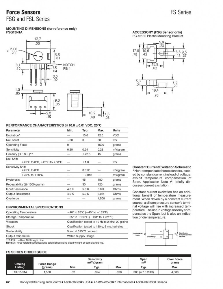 FSG15N1A technical document page 3