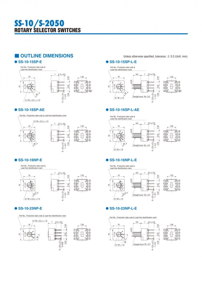 Nidec S-2050 datasheet page 4