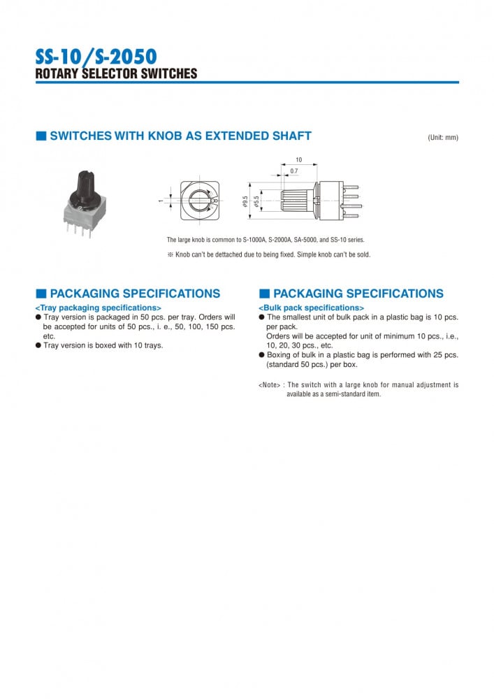 Nidec S-2050 datasheet page 6