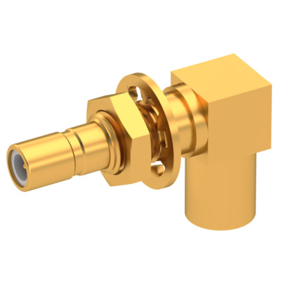 SSMB / RIGHT ANGLE JACK MALE CRIMP TYPE FOR 2/50 S CABLE GOLD