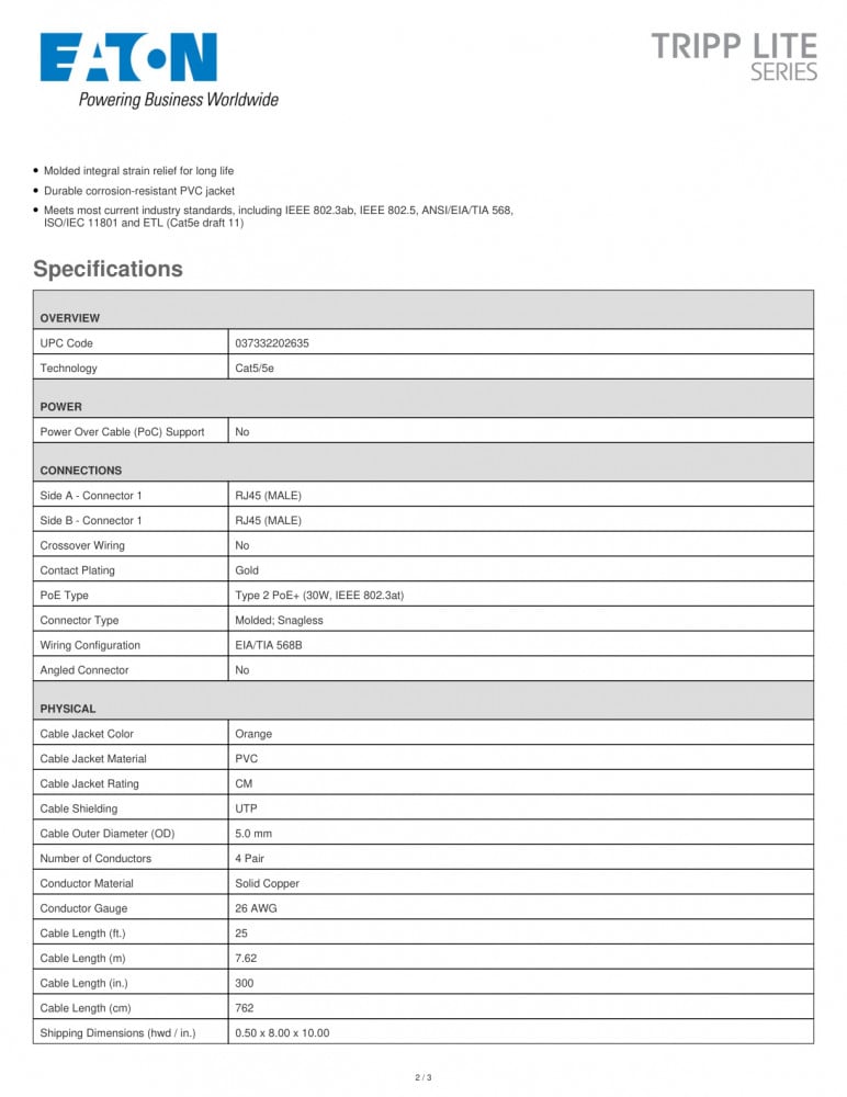 N001-025-OR technical document page 2