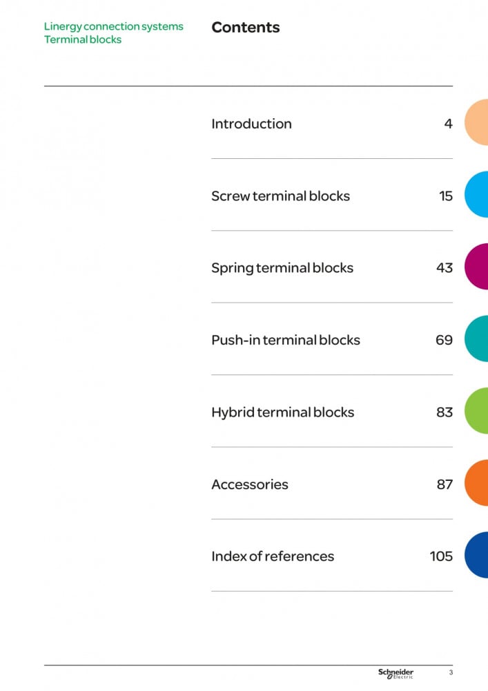 Schneider Linergy TR catalog page 3