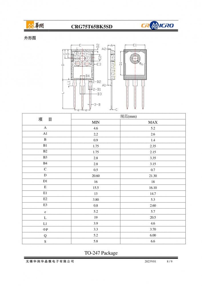 CRG75T65BK5SD datasheet page 8