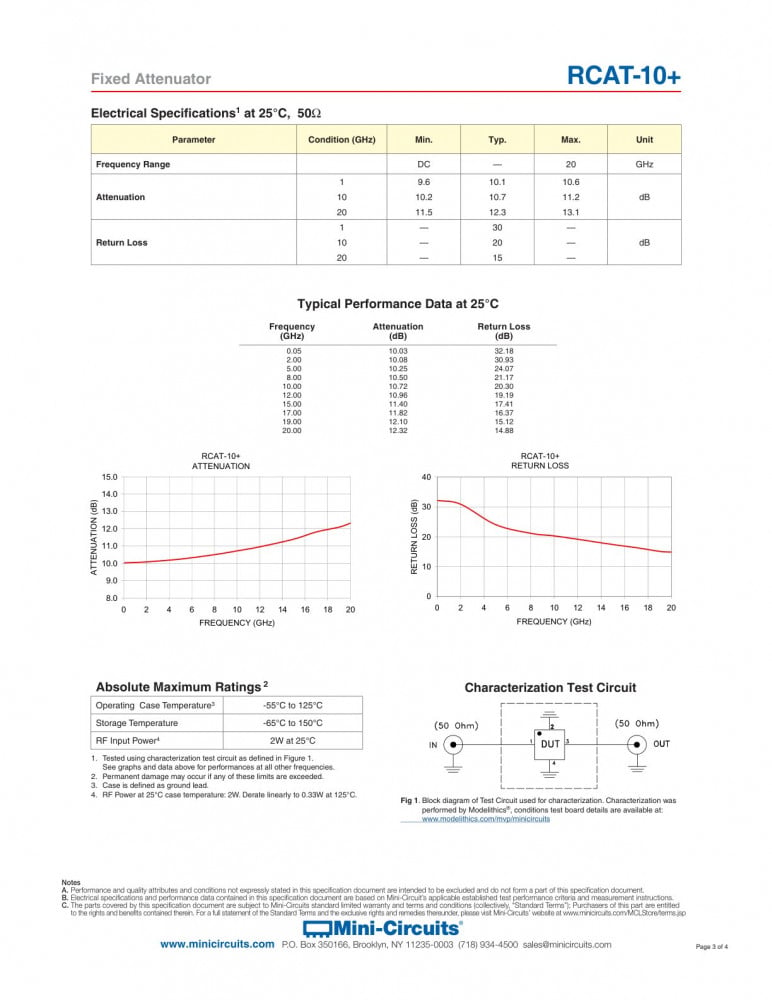 RCAT-10+ datasheet page 3