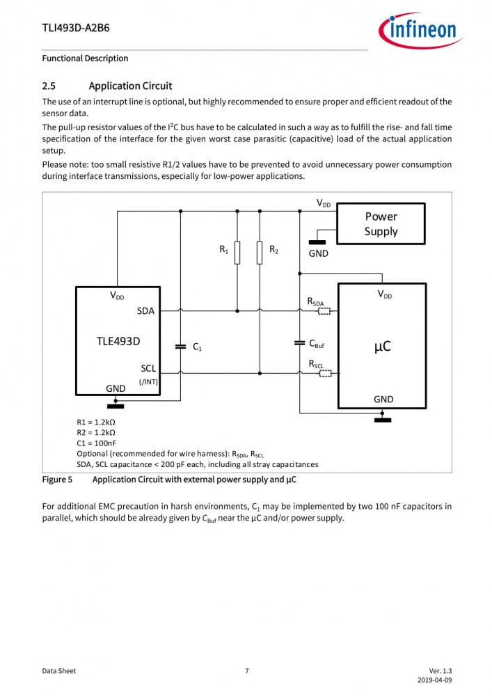 TLI493D-A2B6 datasheet page 7