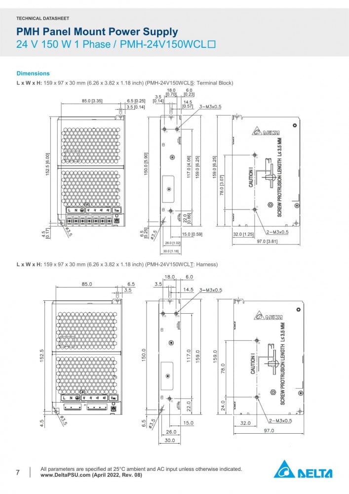 PMH-24V150WCLS datasheet page 7