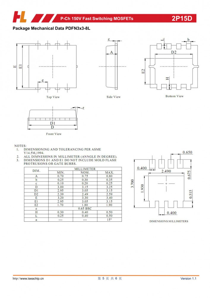 HL 2P15D datasheet page 5