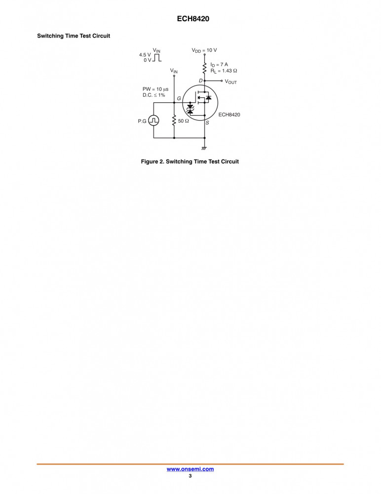 ECH8420 datasheet page 3