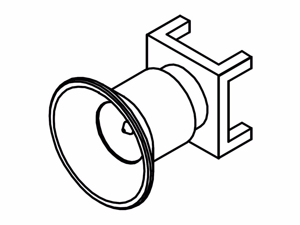 SMP-MAX Evolution II Plug, Straight, Snap Type, Surface Mount, 50 Ohms