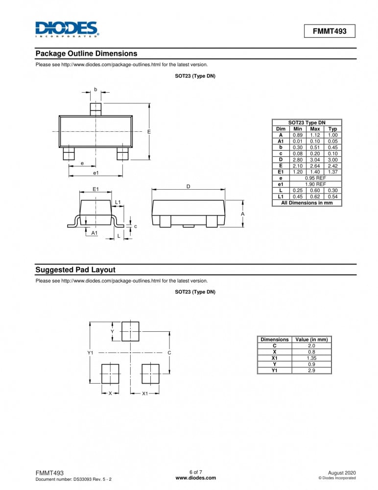 FMMT493TA datasheet page 6